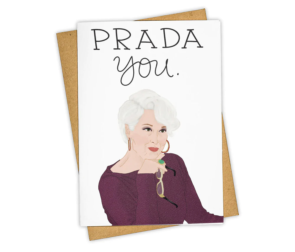 Prada You Card – Harlan Ruby LLC + Vroom Vroom Balloon™