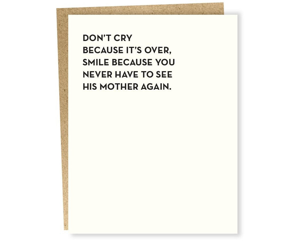 Don't Cry Card – Harlan Ruby LLC + Vroom Vroom Balloon™